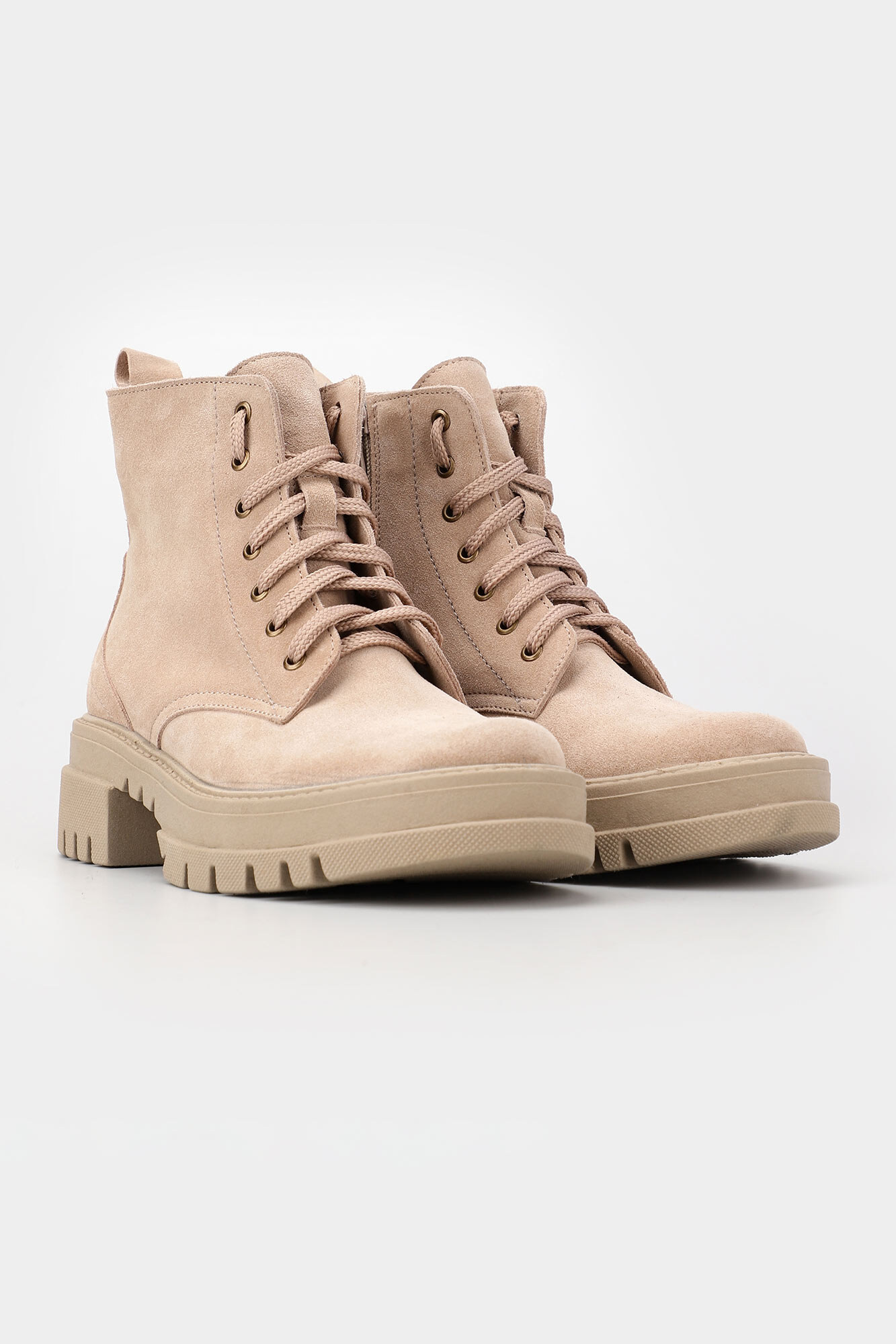 Демісезонні жіночі черевики берці бежевого кольору Garne 3200000 купити ...